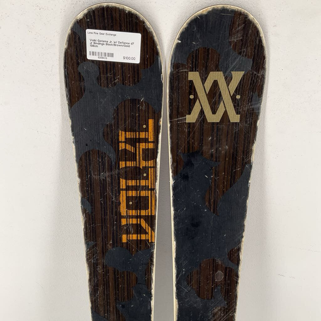 Volkl Gotama Jr. w/ Defiance d7 Jr Bindings – Lone Pine Gear Exchange