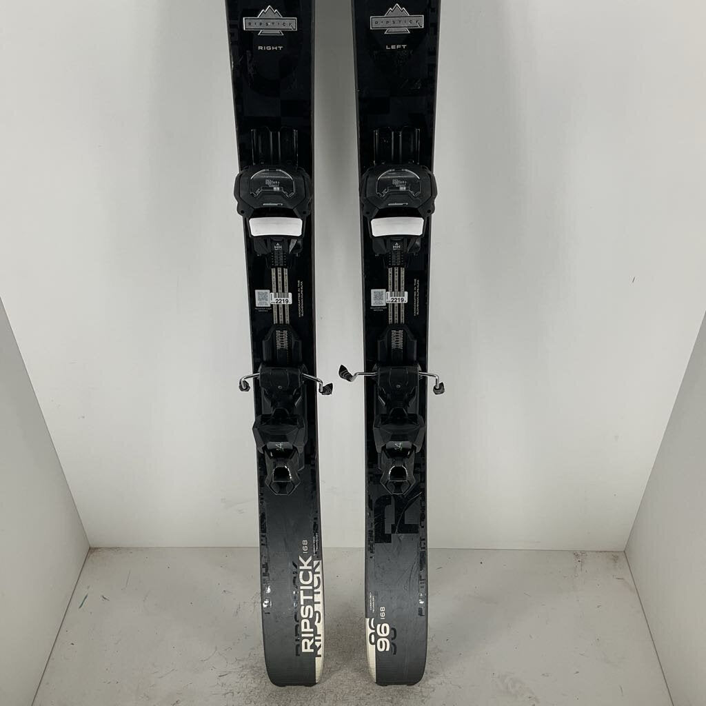 2025 Elan Ripstick 96 Black Edition w/ Elan Attack 14 Demo Bindings ...