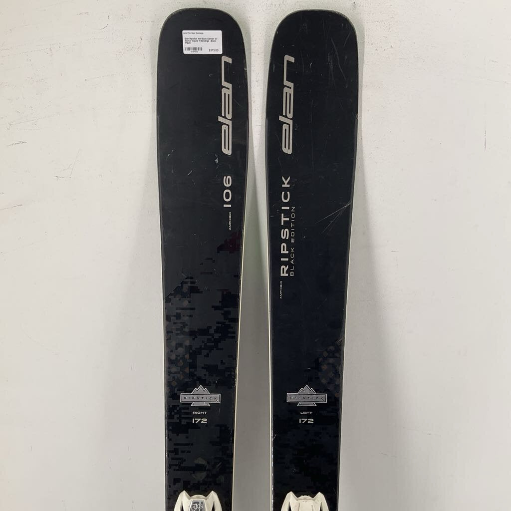 Elan Ripstick 106 Black Edition w/ Marker Squire 11 Bindings – Lone ...
