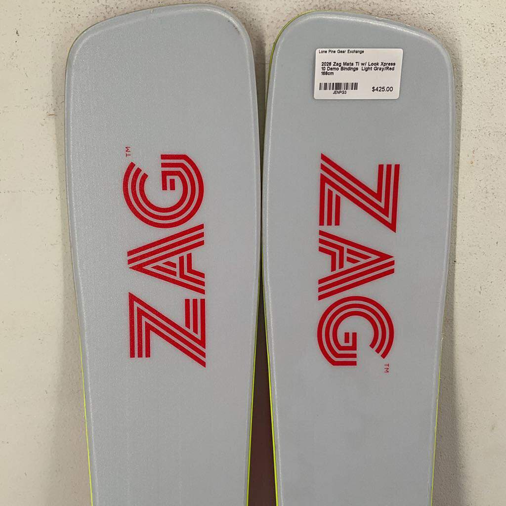 2026 Zag Mata Ti w/ Look Xpress 10 Demo Bindings – Lone Pine Gear Exchange